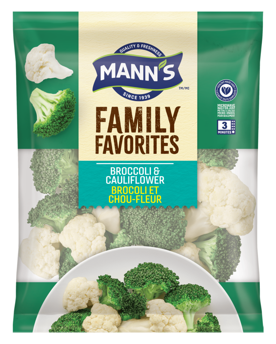 Broccoli & Cauliflower Brocoli et Chou-fleur - Mann’s Fresh Vegetables ...