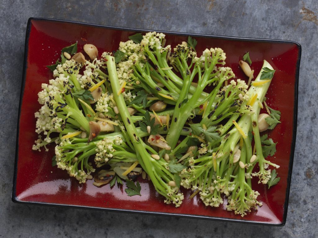 Spicy Grilled CAULILINI® baby cauliflower with Pine Nuts | Foodservice ...