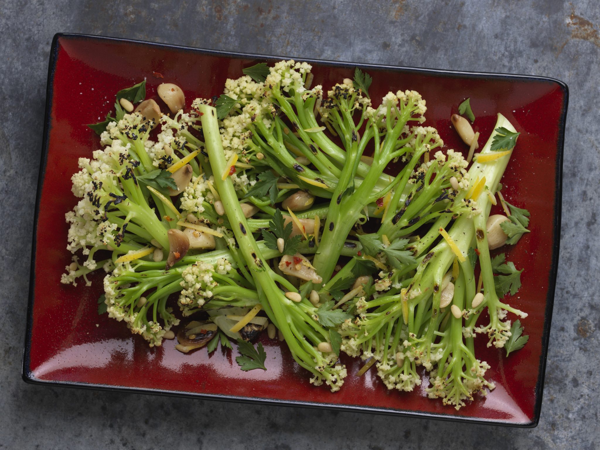 Spicy Grilled CAULILINI® baby cauliflower with Pine Nuts - Foodservice ...