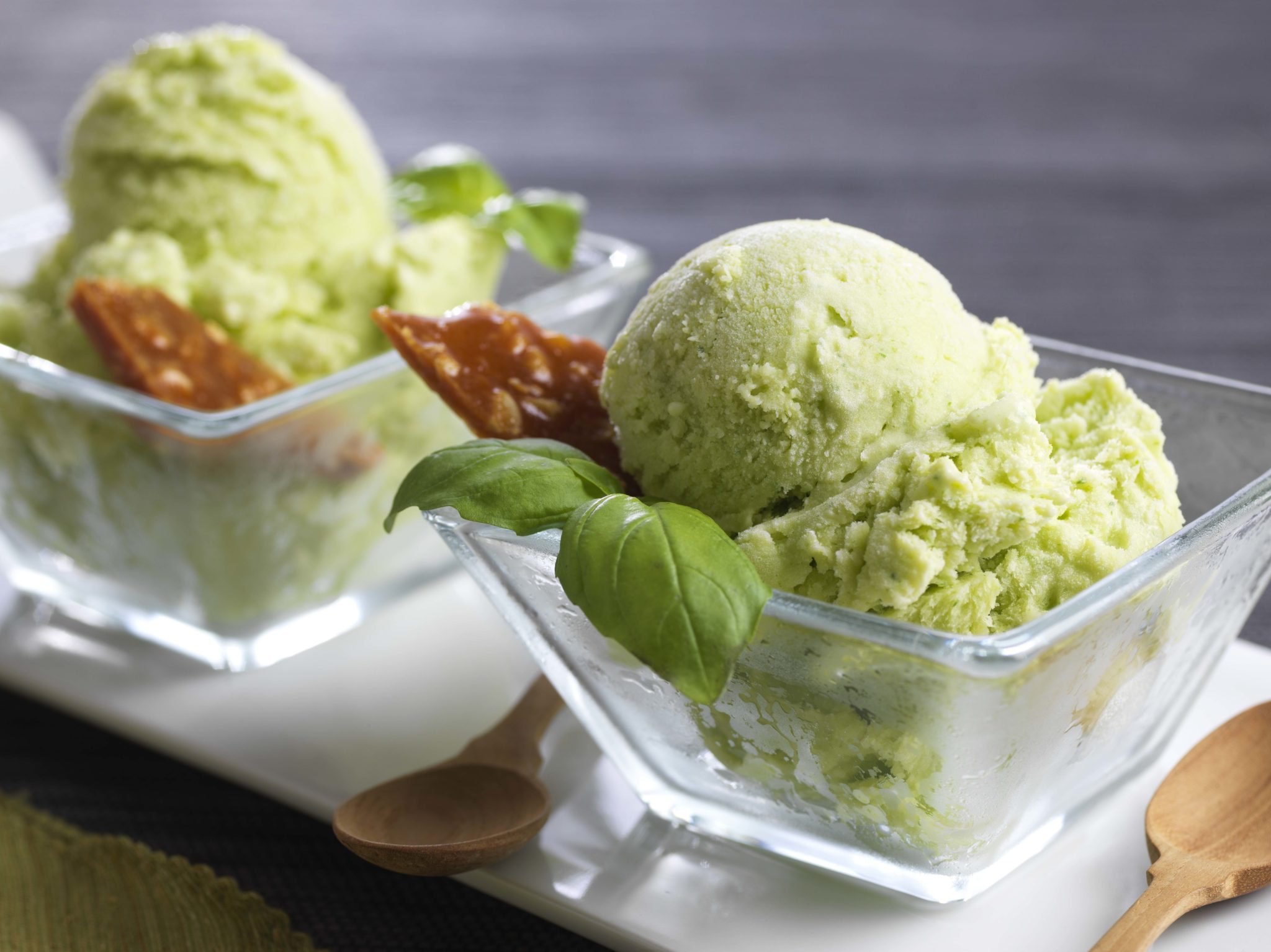BROCCOLINI® baby broccoli Basil Ice Cream with Pine Nut Brittle ...