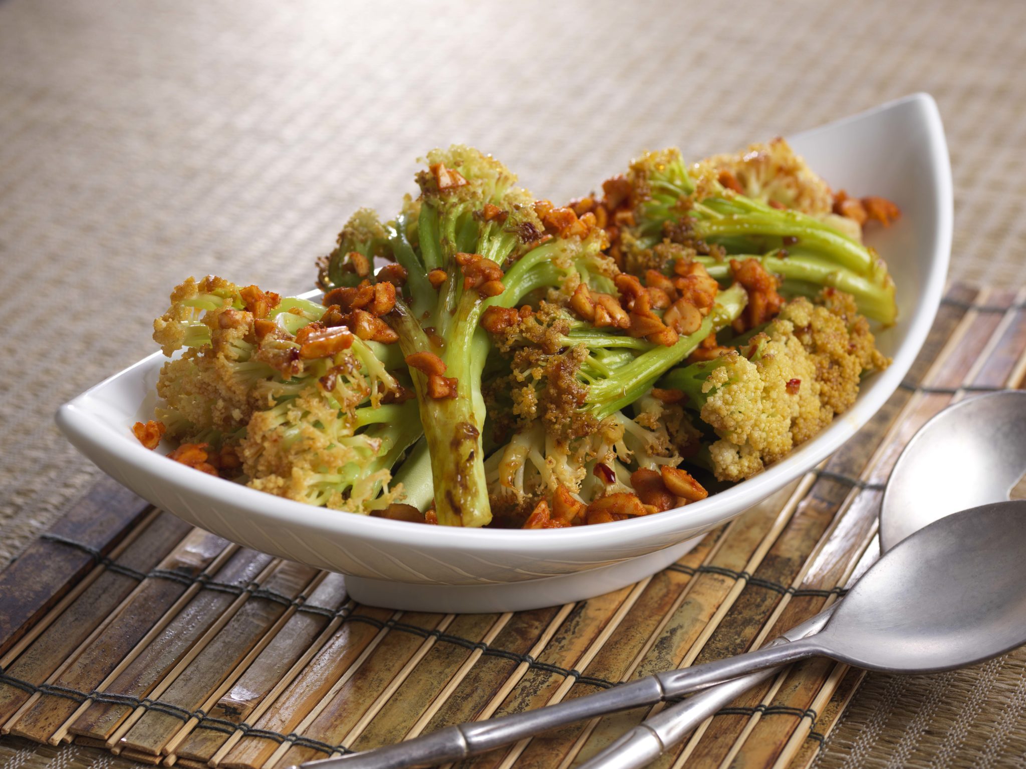 Teriyaki CAULILINI® baby cauliflower with Sriracha Peanuts ...