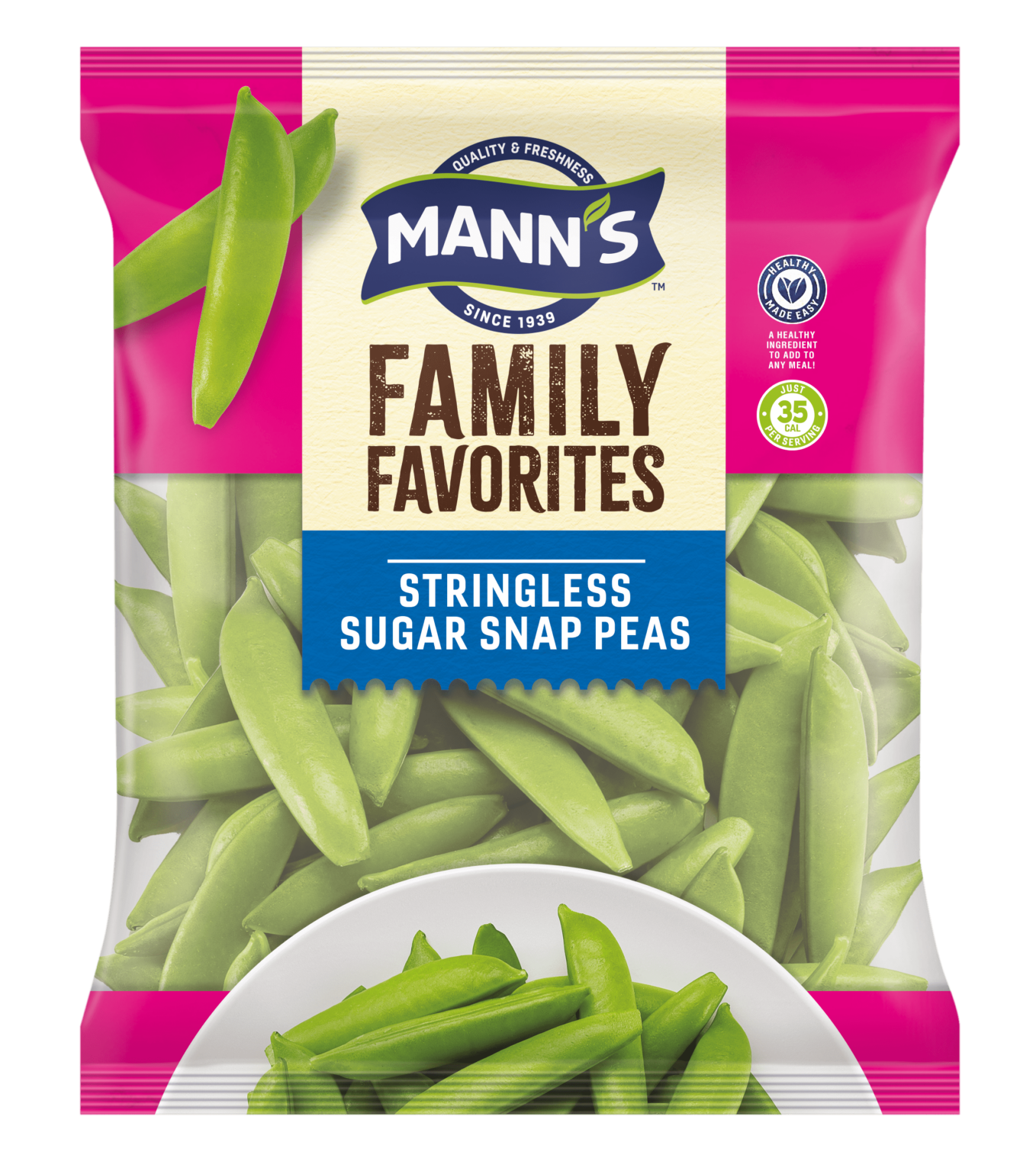 Stringless Sugar Snap Peas - Mann's Fresh Vegetables