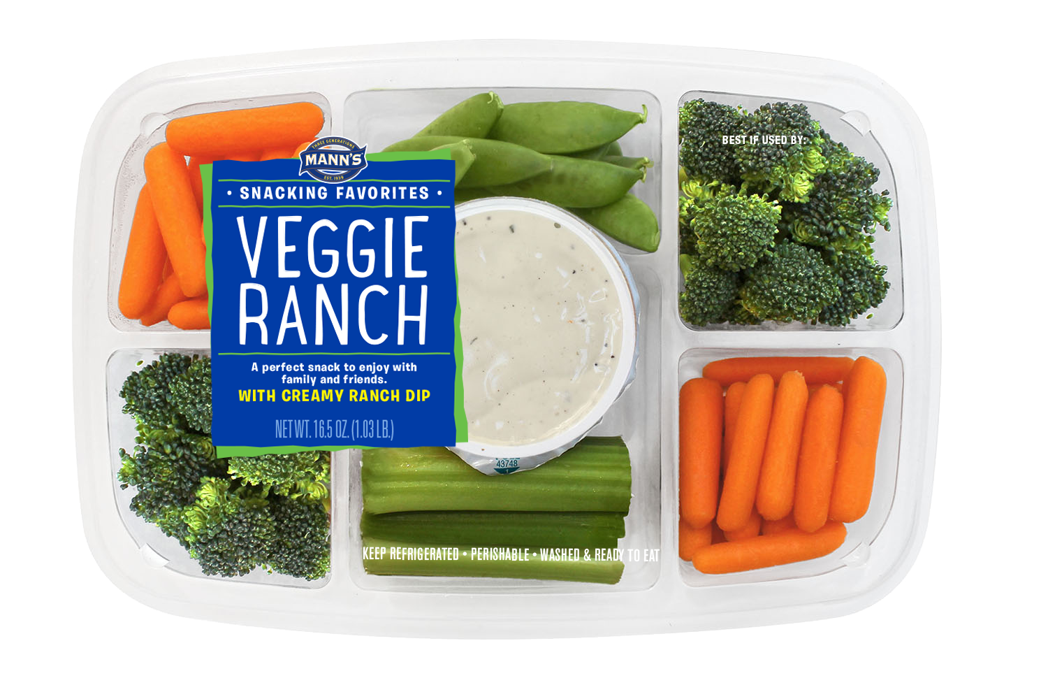 Veggie Ranch Tray - Mann's Fresh Vegetables
