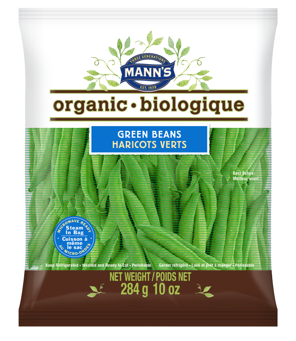 Organic Green Beans - Mann's Fresh Vegetables