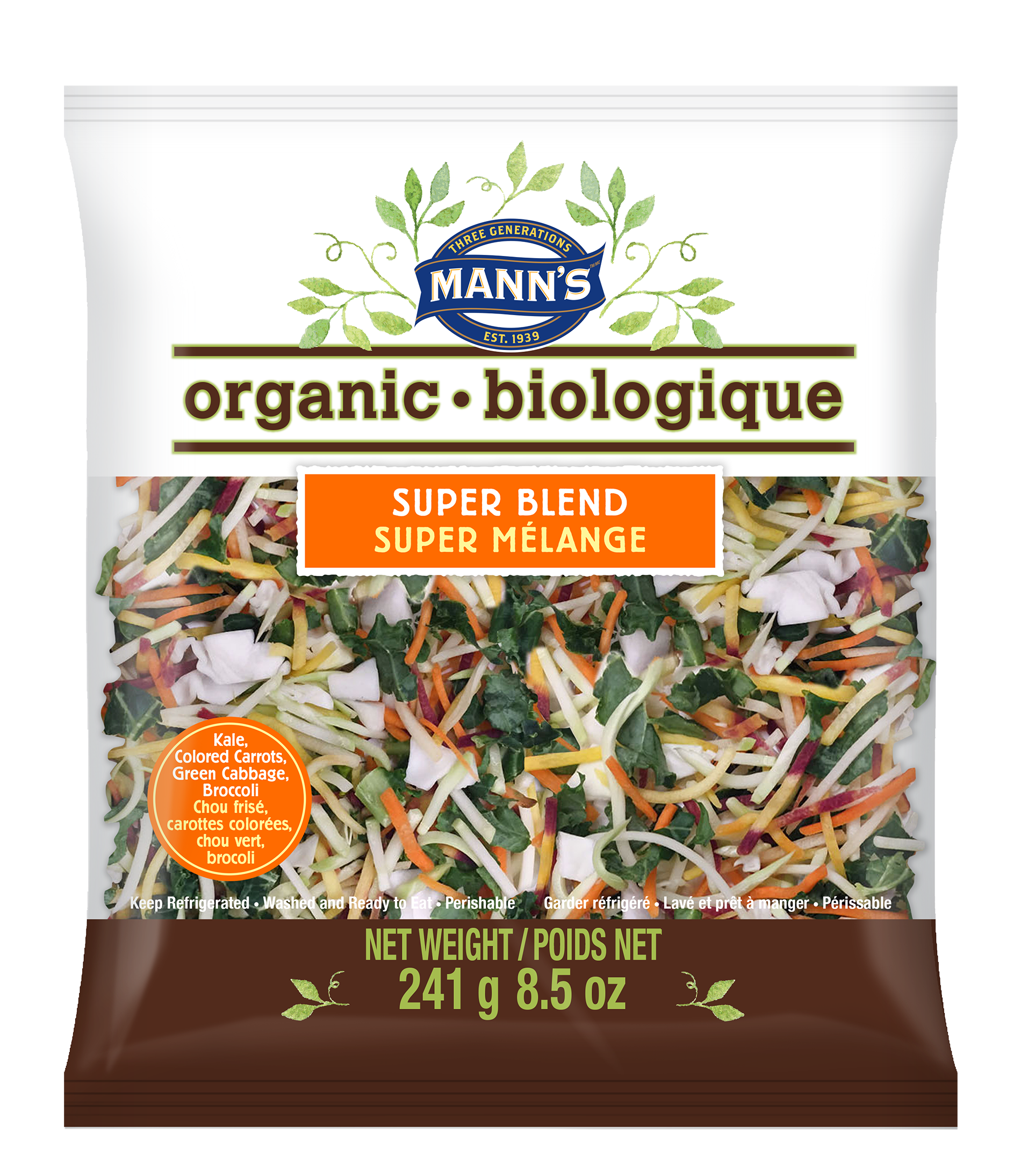 Organic Super Blend - Mann's Fresh Vegetables