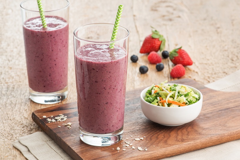 Berry and Oat Power Shake - Mann's Fresh Vegetables