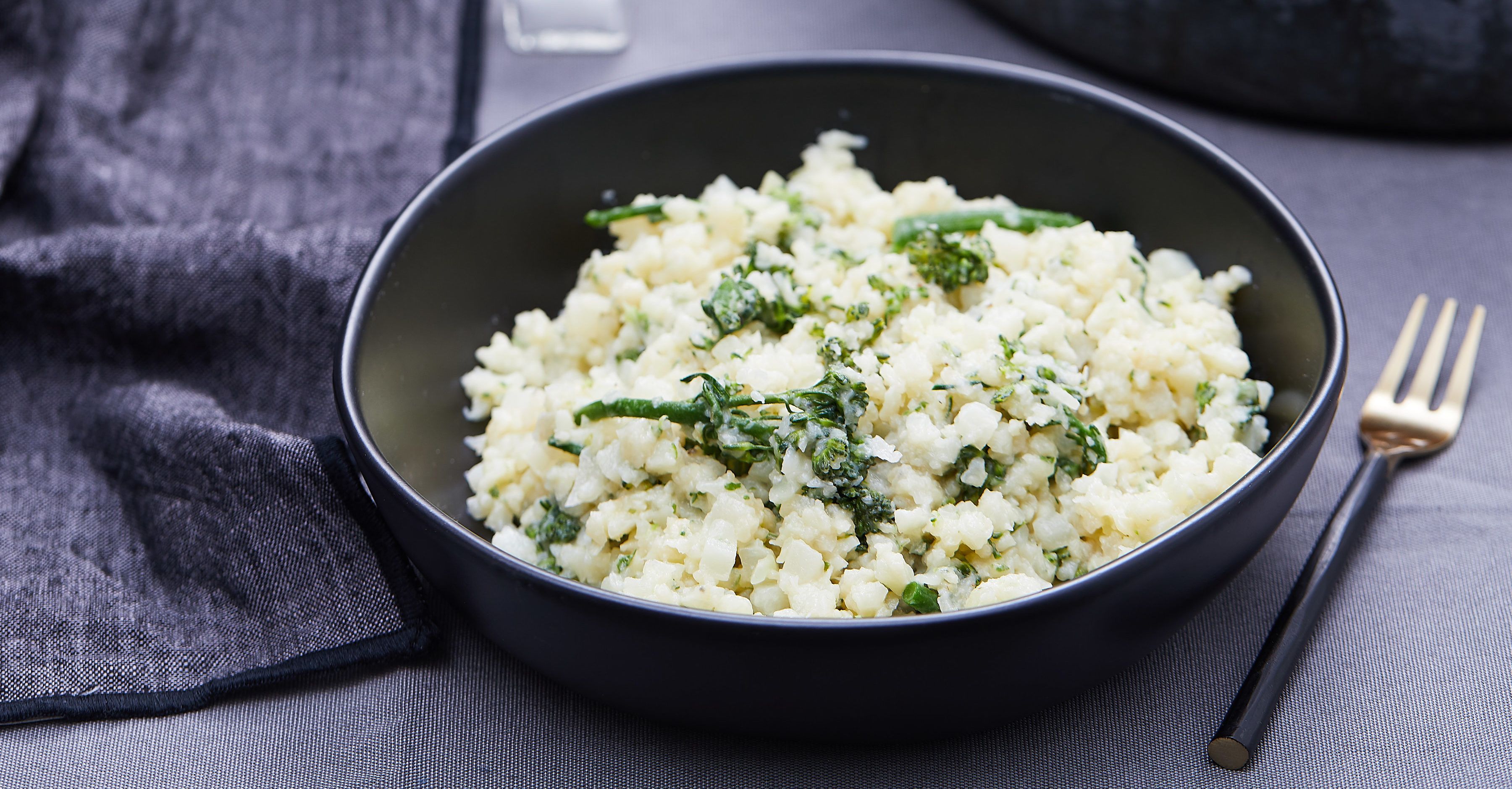 Cauliflower "Rice" Risotto with BROCCOLINI® baby broccoli - Mann's ...