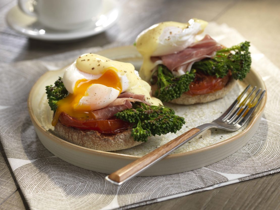 Eggs Benedict with BROCCOLINI® baby broccoli | Mann's Fresh Vegetables