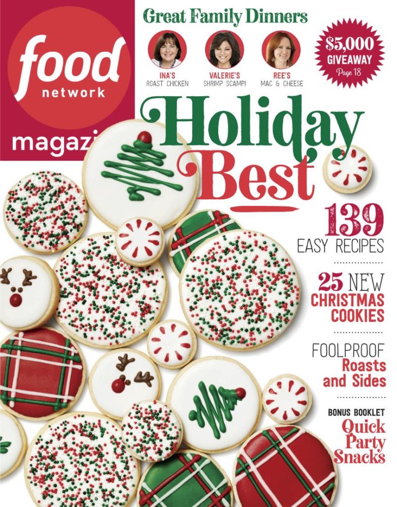 Food Network Magazine, December 2018 - Mann's Fresh Vegetables