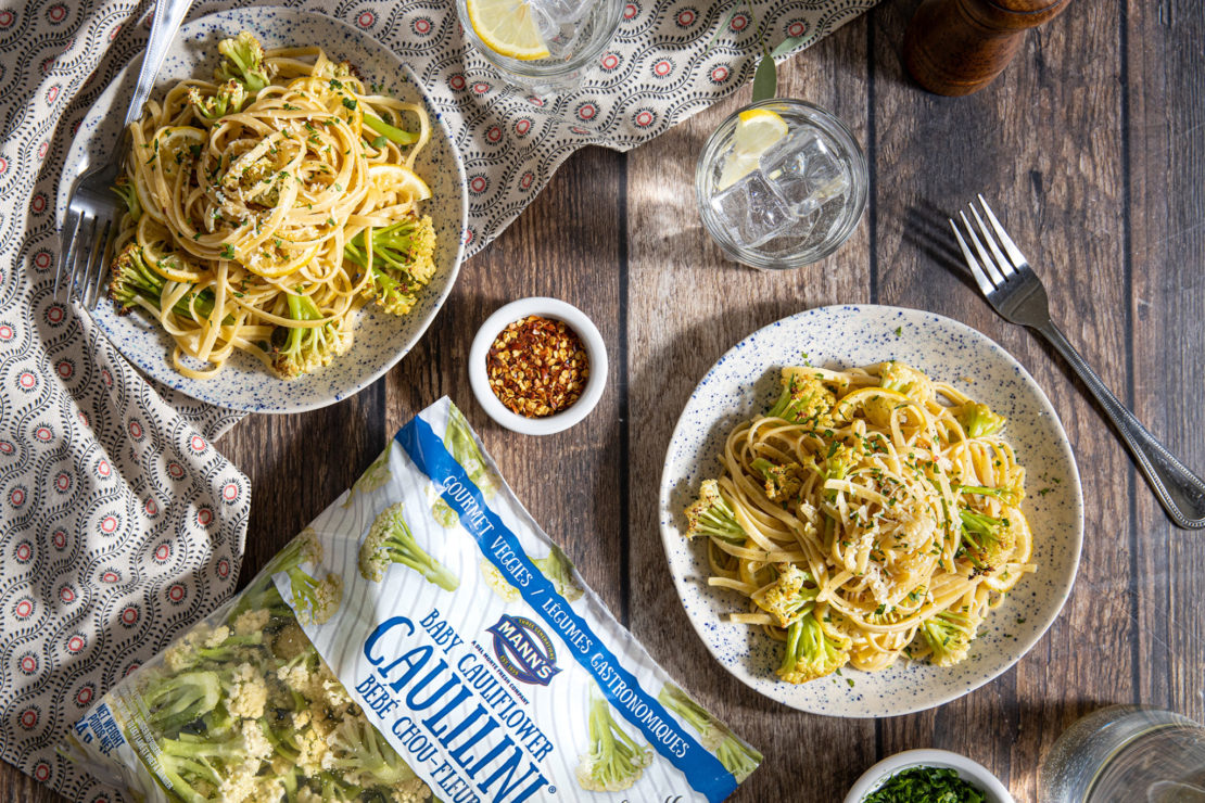 Roasted CAULILINI® baby cauliflower and Lemon Pasta with Fried Capers ...