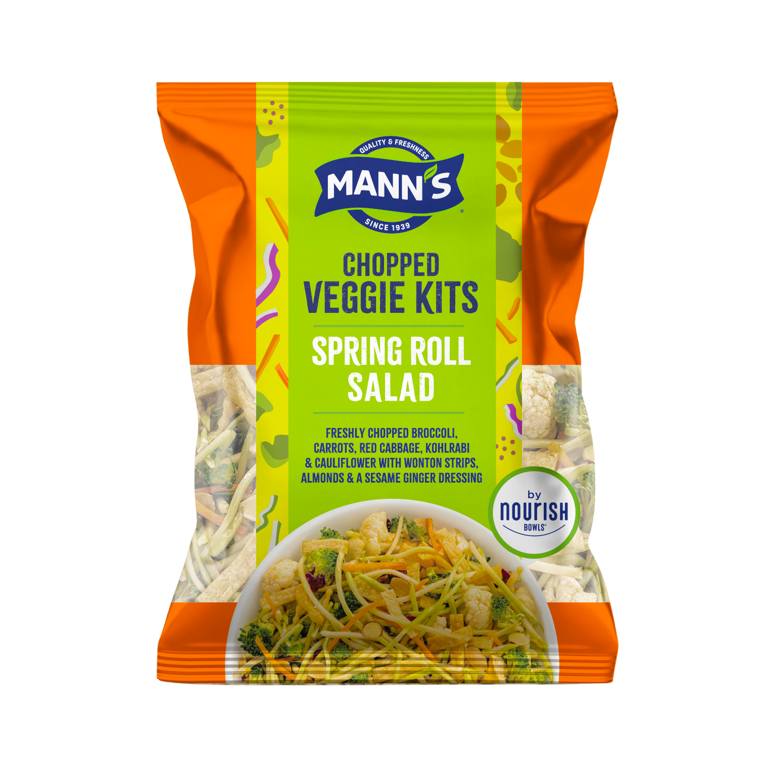 Spring Roll Salad - Mann's Fresh Vegetables